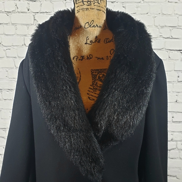 Charles Klein | Jackets & Coats | Charles Klein Vintage Wool With Faux ...